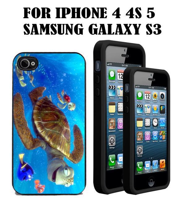 Finding Nemo Turtle Custom Case/cover For Apple Iphone 4 5 Samsung S3 ...